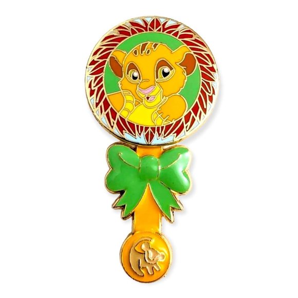 Disney | Jewelry | Lion King Disney Pin Simba Baby Rattle | Poshmark